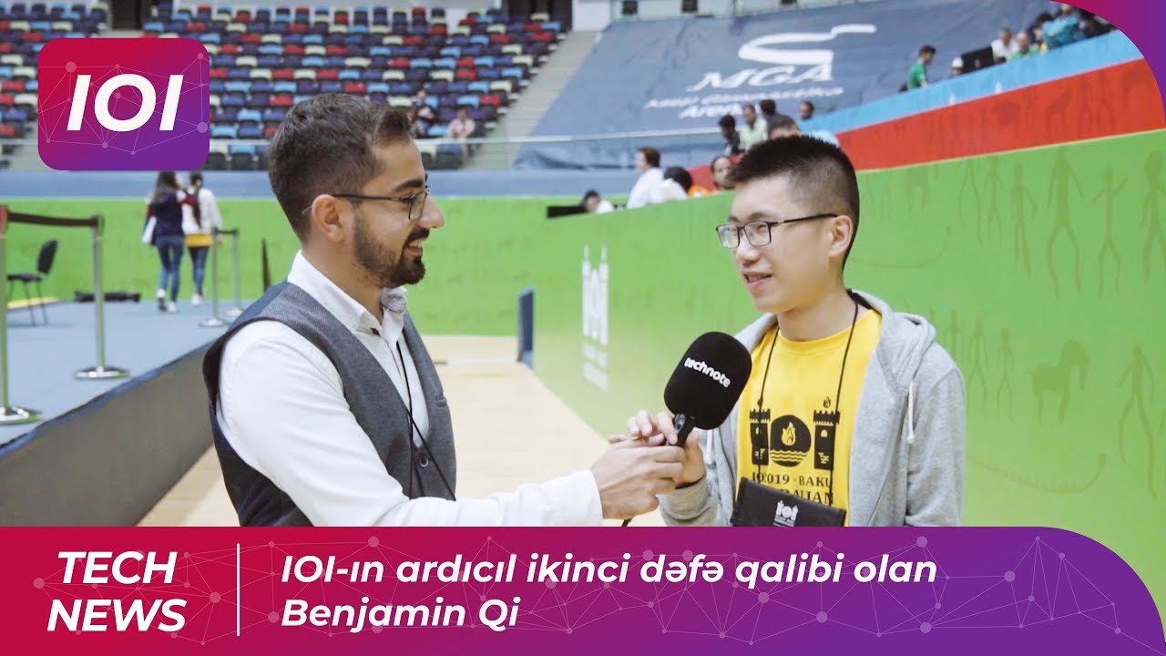 IOI-ın ardıcıl ikinci dəfə qalibi olan Benjamin Qi - YouTube