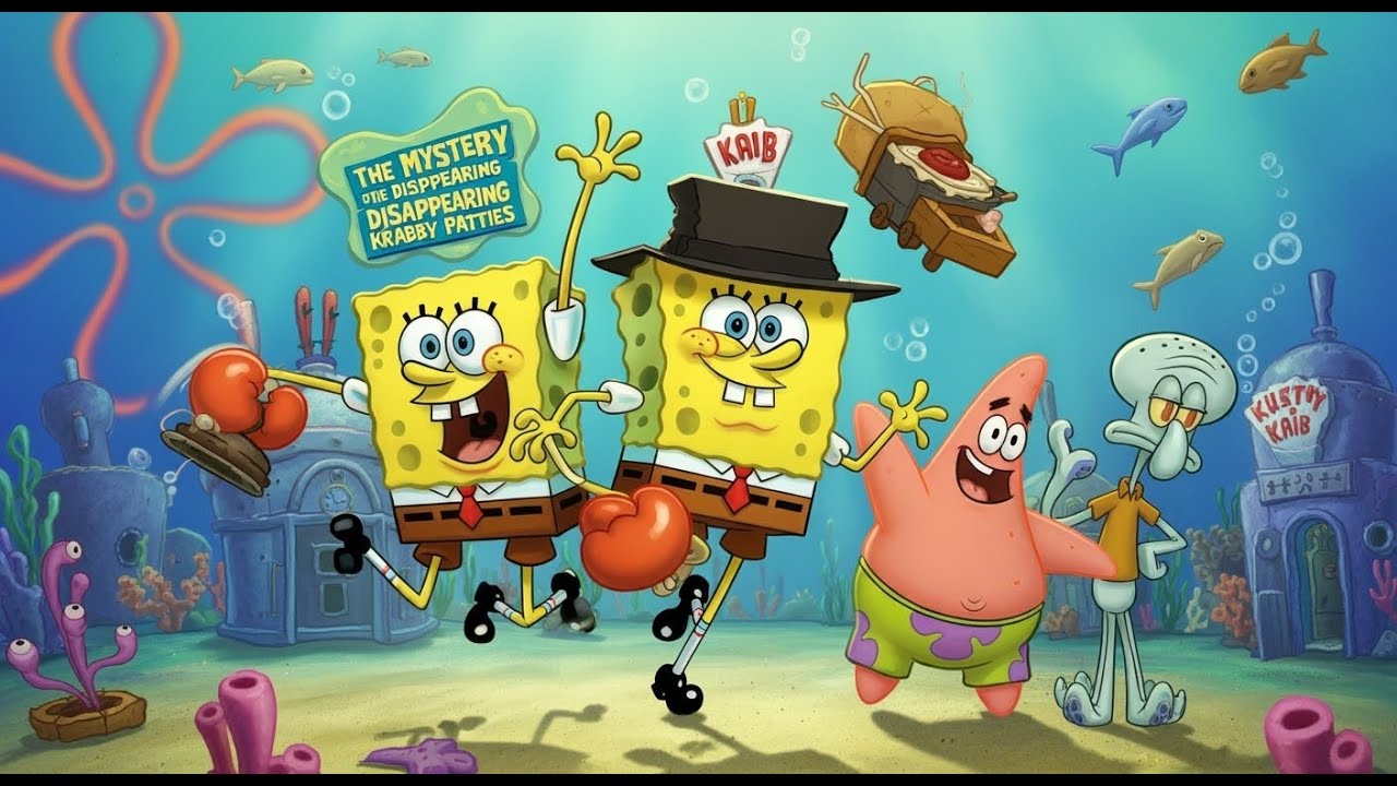 SpongeBob Cooking Krabby Patties - YouTube