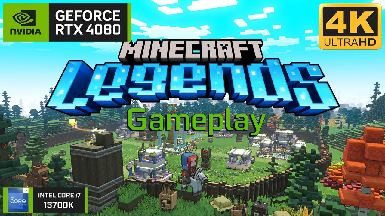 Microsoft Minecraft Legends | RTX 4080 | Intel Core i7-13700K | 4K ...