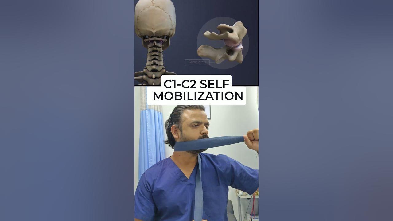 Neck pain STIFFNESS with VERTIGO 🔥Try this C1-C2 mobilization - YouTube