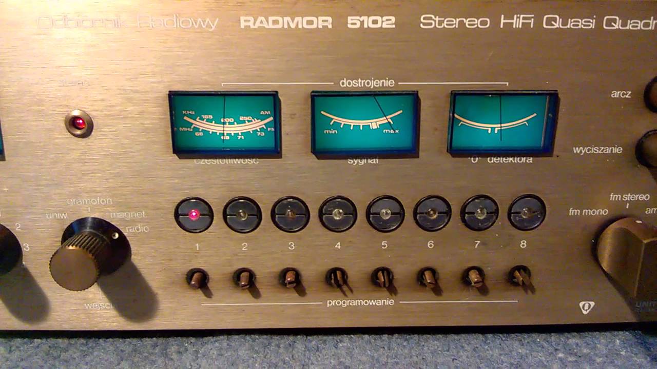 UNITRA RADMOR 5102 STEREO HIFI QUASI QUADRO - YouTube