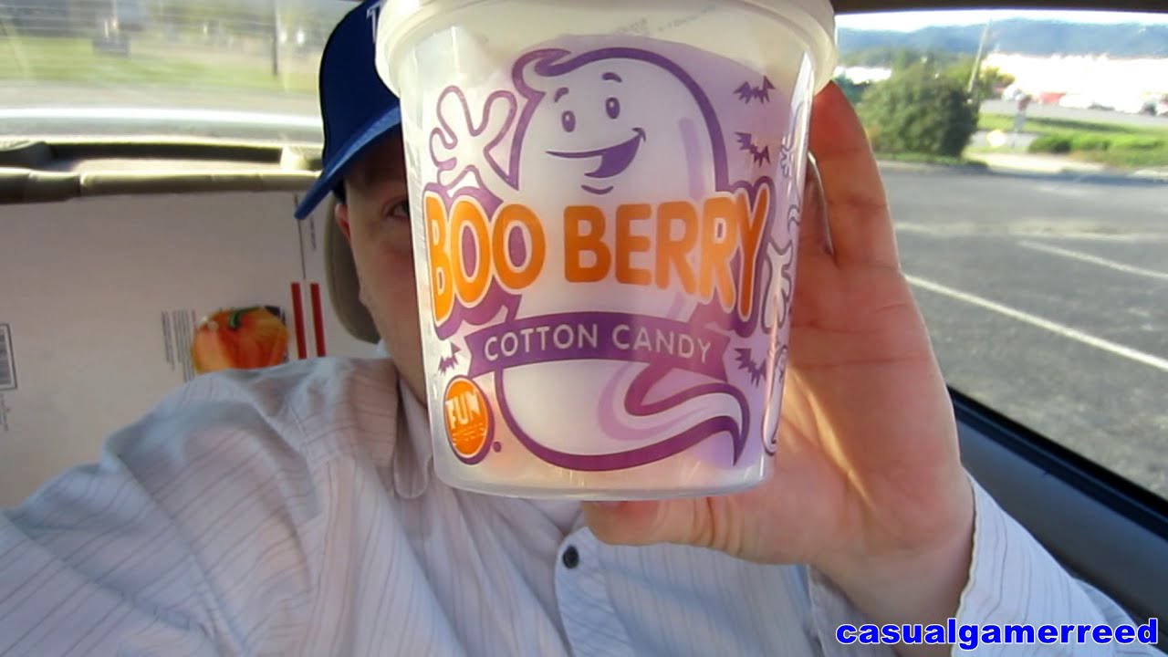 Reed Reviews Boo Berry Cotton Candy - YouTube