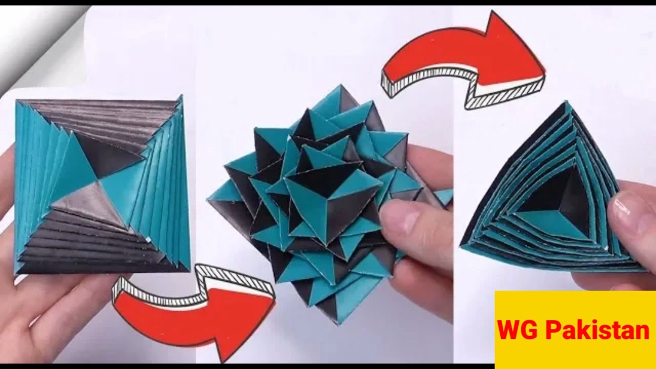 how to make paper toys antistress transformer |DIY easy crafts - YouTube