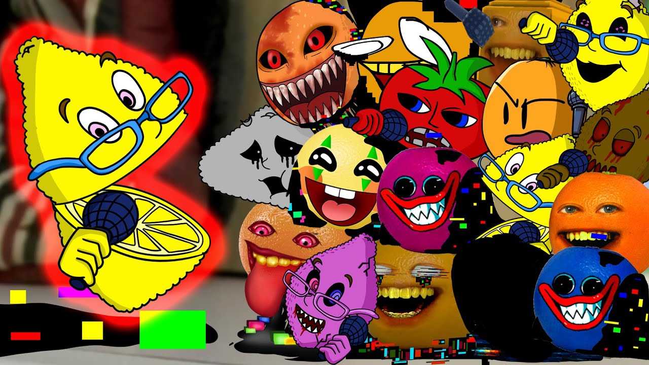 FNF Sliced (VS Ms. LemonS) But Everyone Sings It🎶 Friday Night Funkin ...