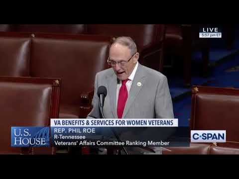 Ranking Member Roe Supports Deborah Sampson Act - YouTube