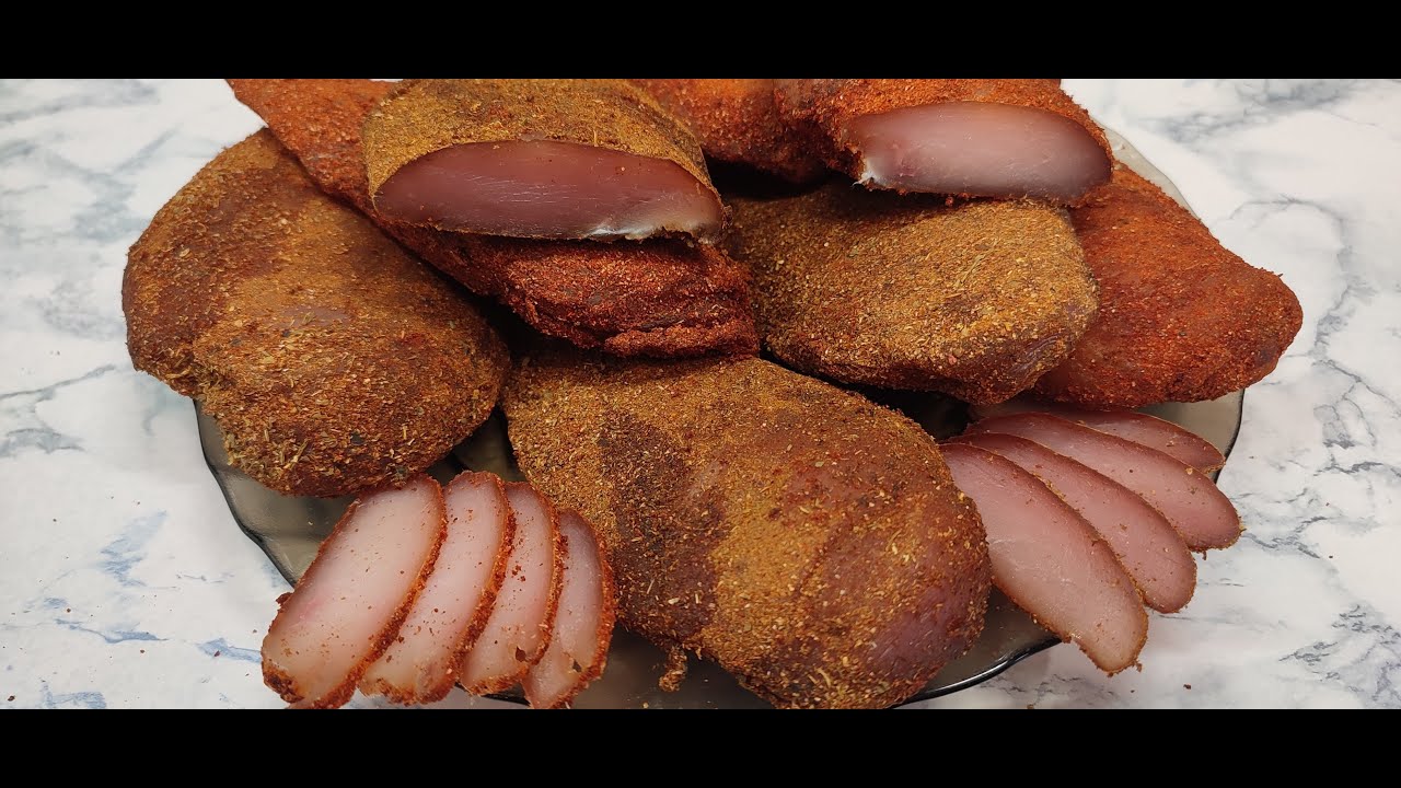Бастурма из куриного филе / Chicken fillet basturma - YouTube
