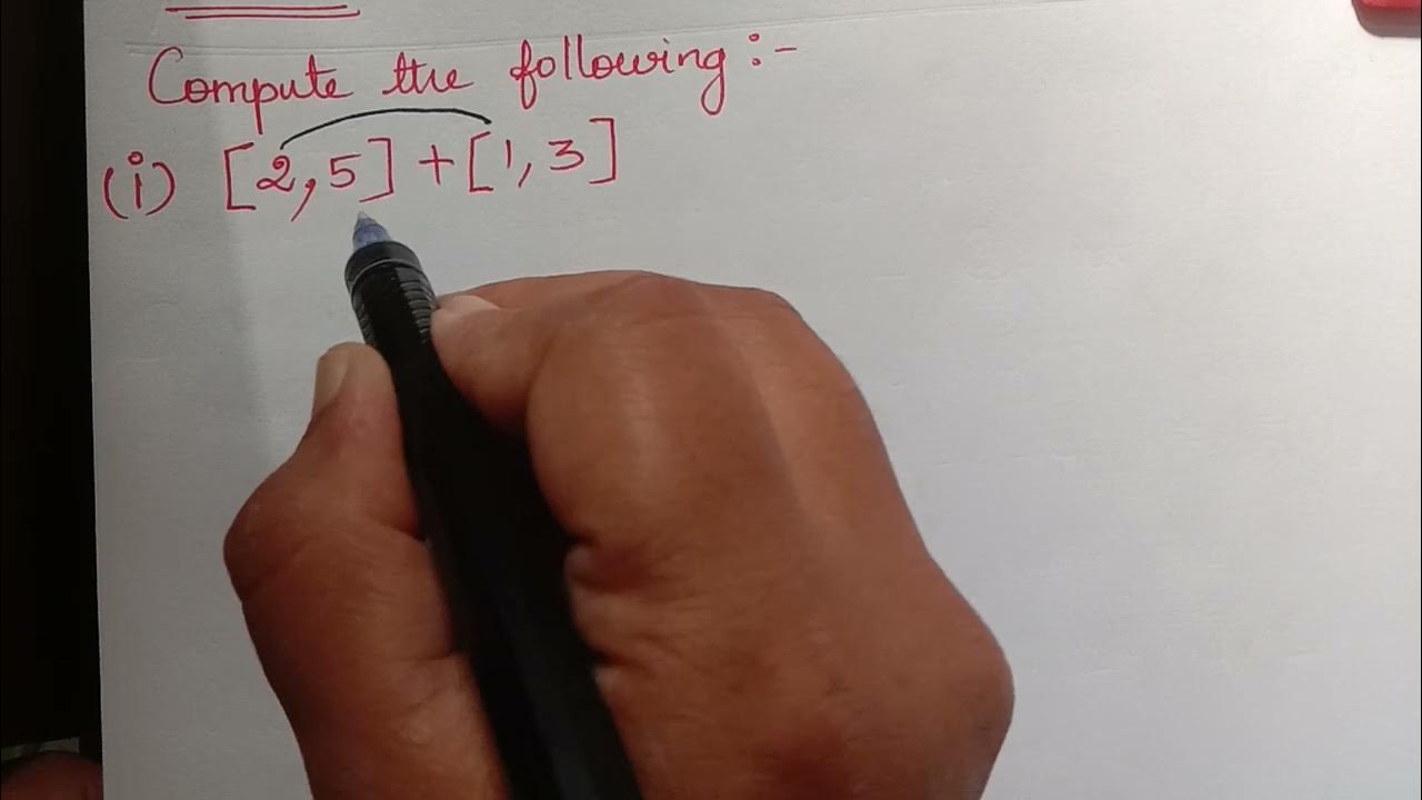 arithmetic operations on intervals|| interval valued arithmetic operations|| fuzzy numbers - YouTube