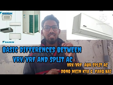 Difference between VRV/VRF and Split AC | VRV/VRF और Split AC में क्या ...