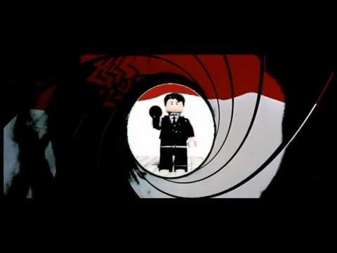 GoldenEye Gunbarrel in LEGO - YouTube