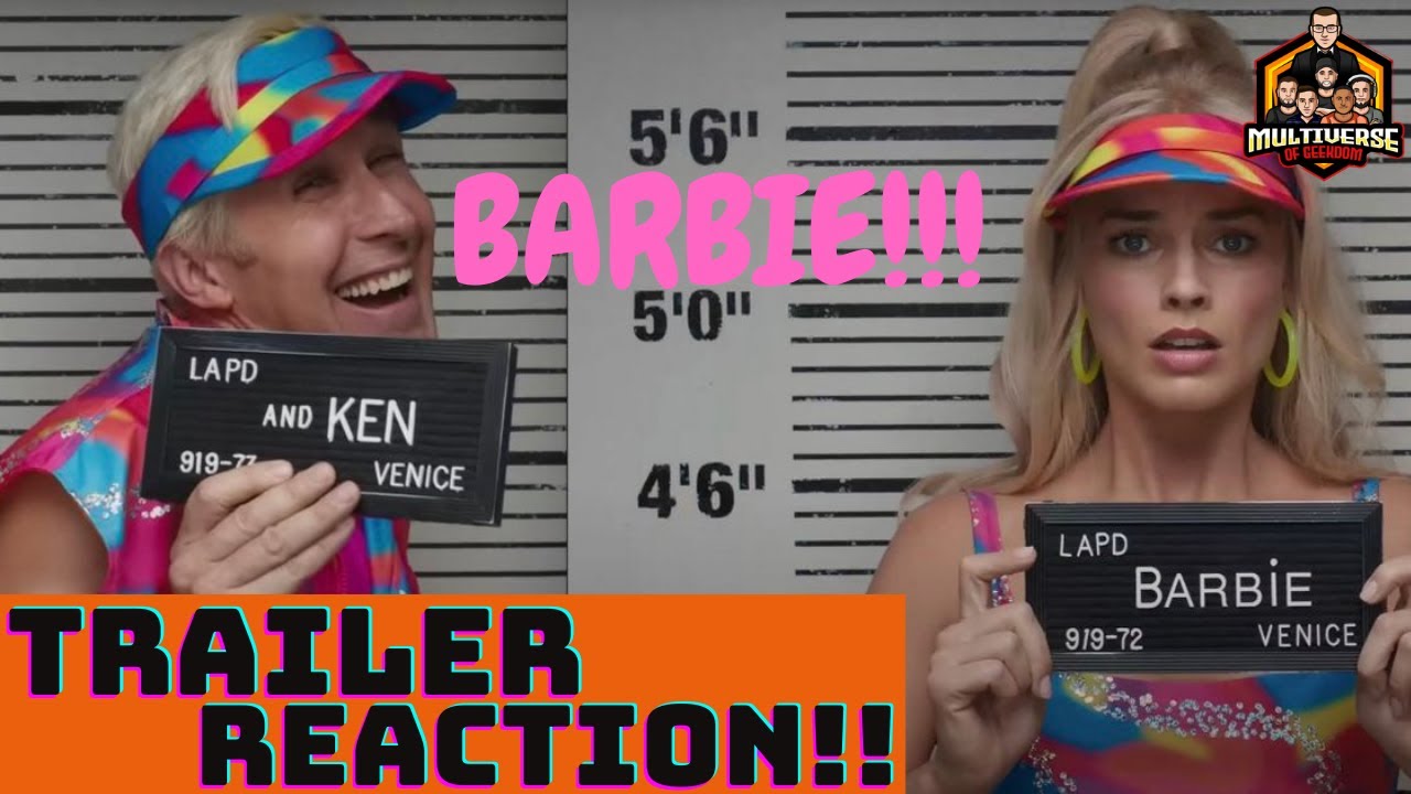 Barbie Main Trailer Reaction!!!!!!! - YouTube