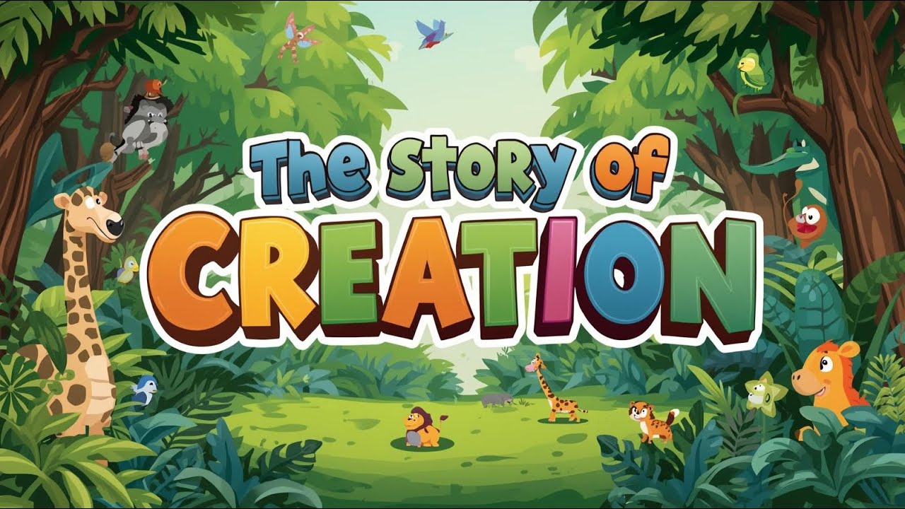 The Story of Creation | God Made the World | Cartoon Bible Story for ...
