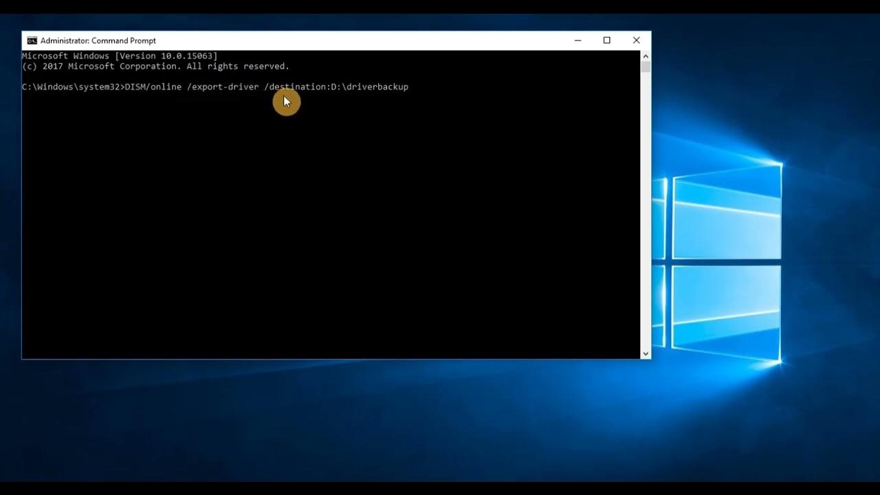 How To Backup Laptop Drivers Using Command Prompt YouTube how-to-backup-laptop-drivers-using-command-prompt-youtube