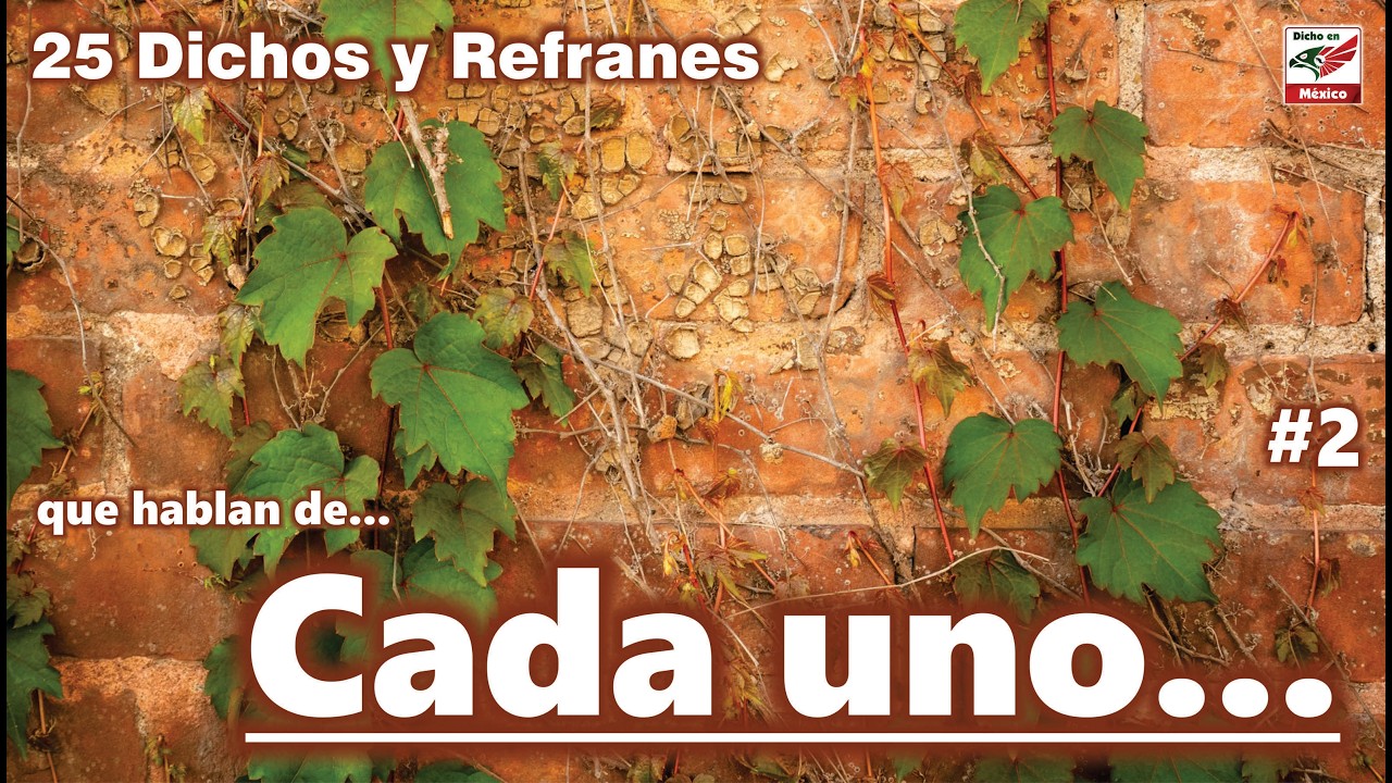 Dichos y Refranes de Cada uno...#2 - YouTube