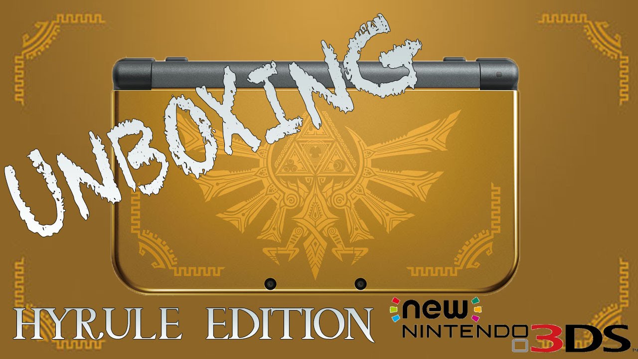 Unboxing-New Nintendo 3ds XL- Hyrule Edition - YouTube
