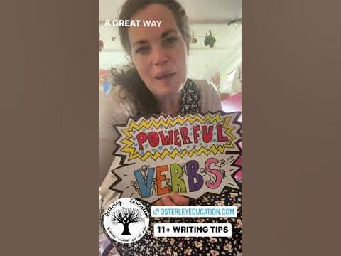 11+ CREATIVE WRITING TIP #5 Use POWERFUL VERBS - YouTube