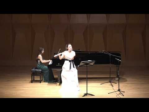 SangEun Han 한상은 (16yrs) - Enesco Cantabile et Presto pour flûte et piano - YouTube