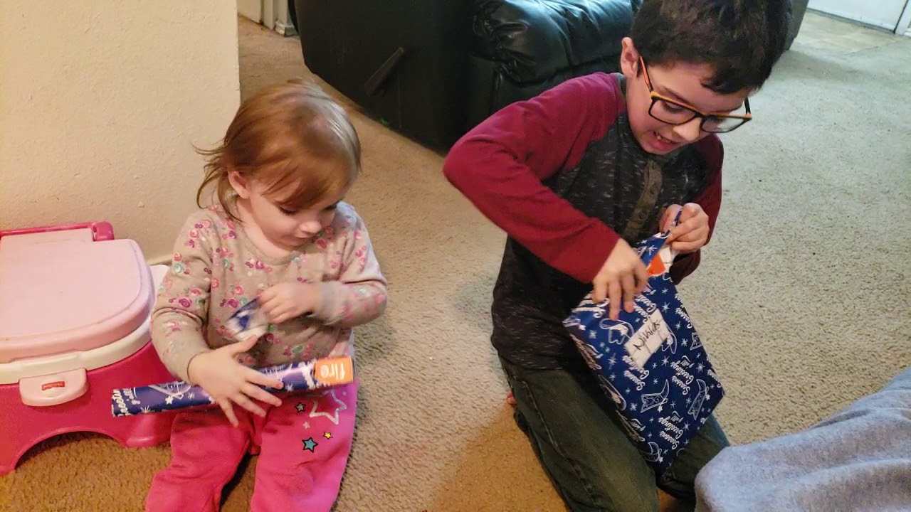 Kids getting tablets for Christmas - YouTube