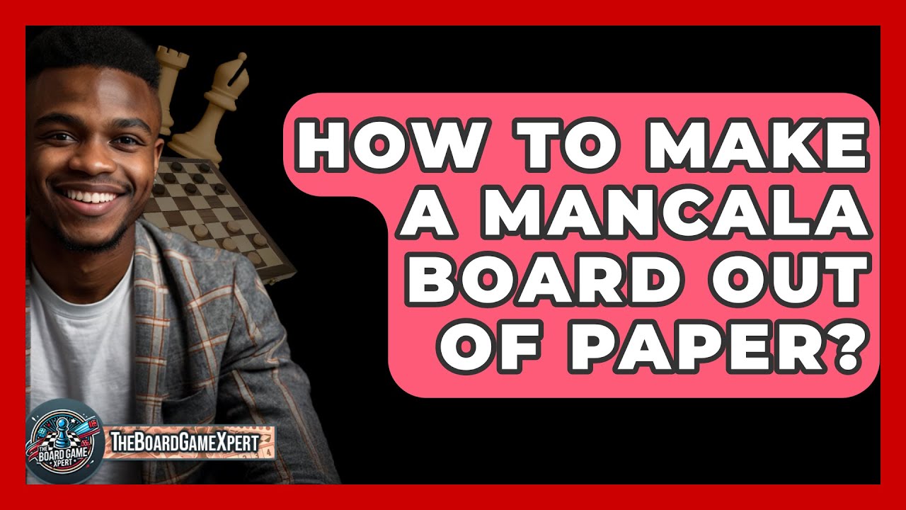 How To Make A Mancala Board Out Of Paper? - The Board Game Xpert - YouTube
