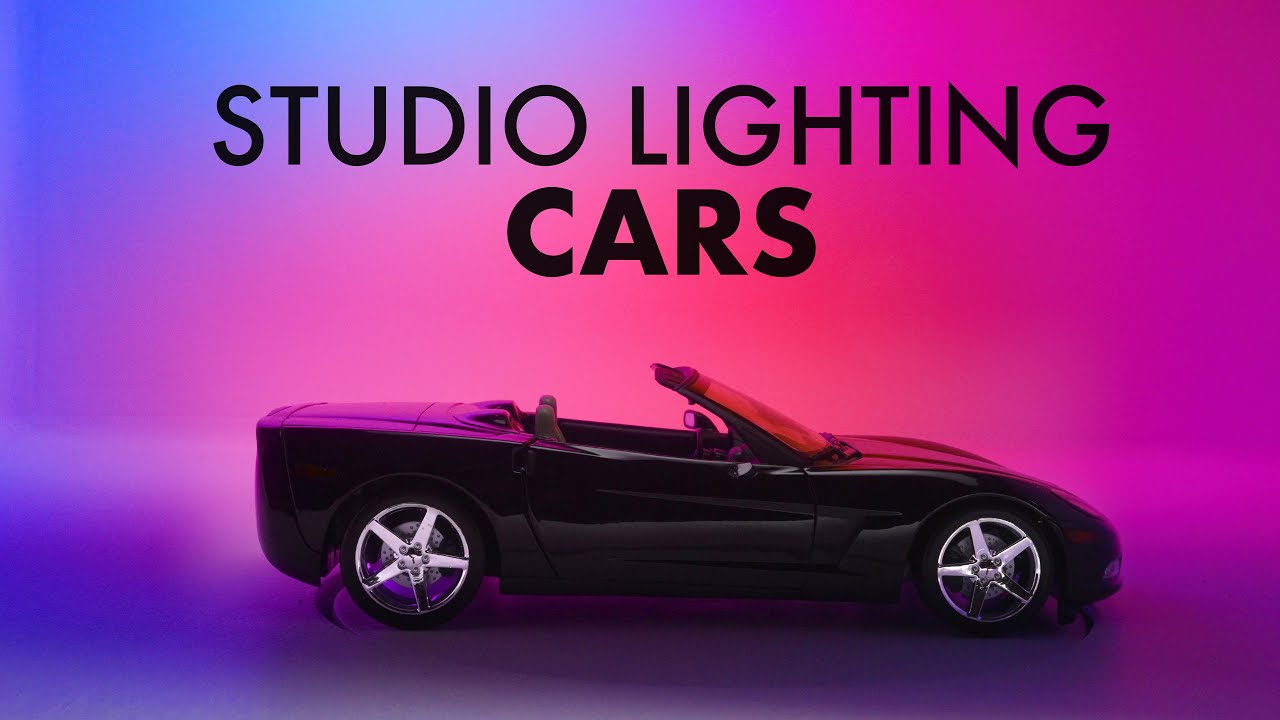 How to light cars in a studio space - YouTube