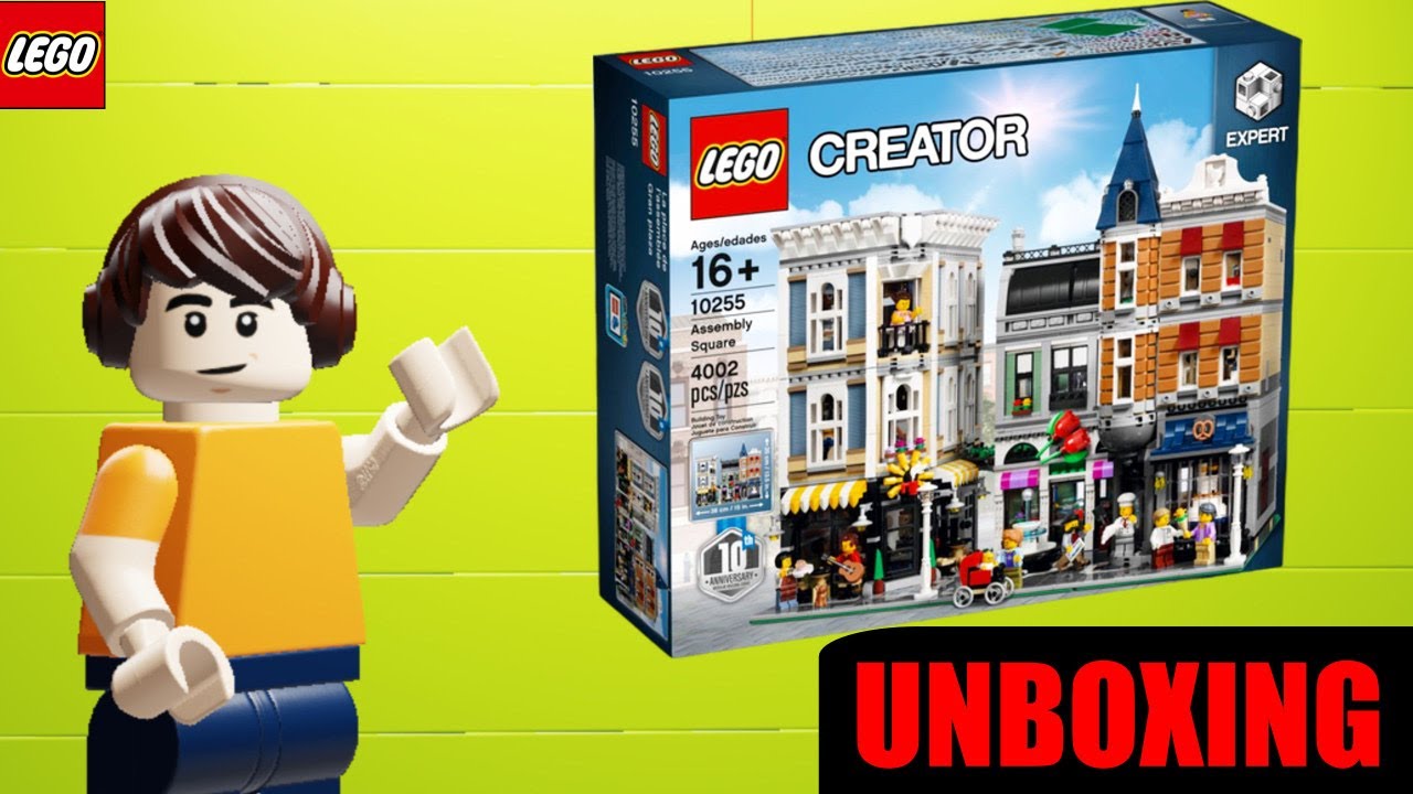 UNBOXING The Lego Assembly Square! Creator Expert - YouTube
