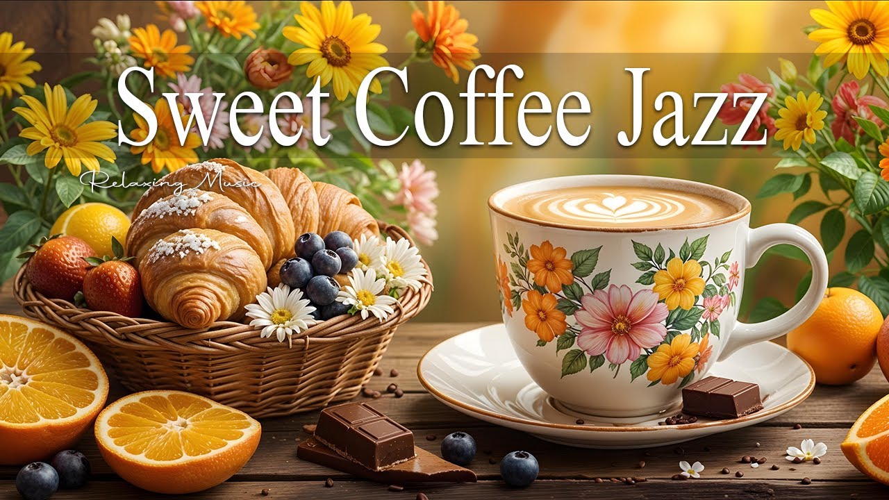 Sweet Coffee Jazz Music ☕ Bossa Nova background for Relaxing, Great ...