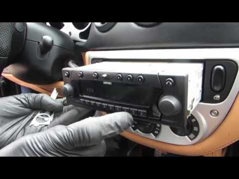 Removing Ferrari Radio and Installing Codes - YouTube