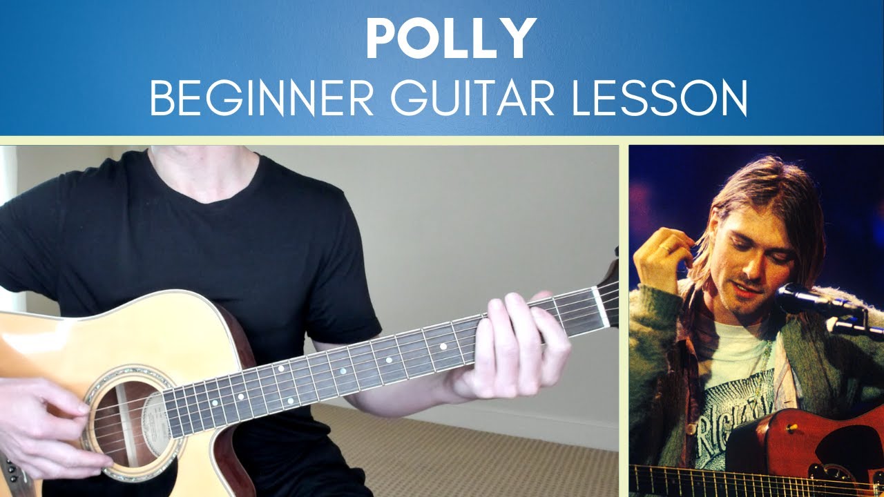 How To Play Polly on Guitar by Nirvana | Beginner Guitar Lesson - YouTube