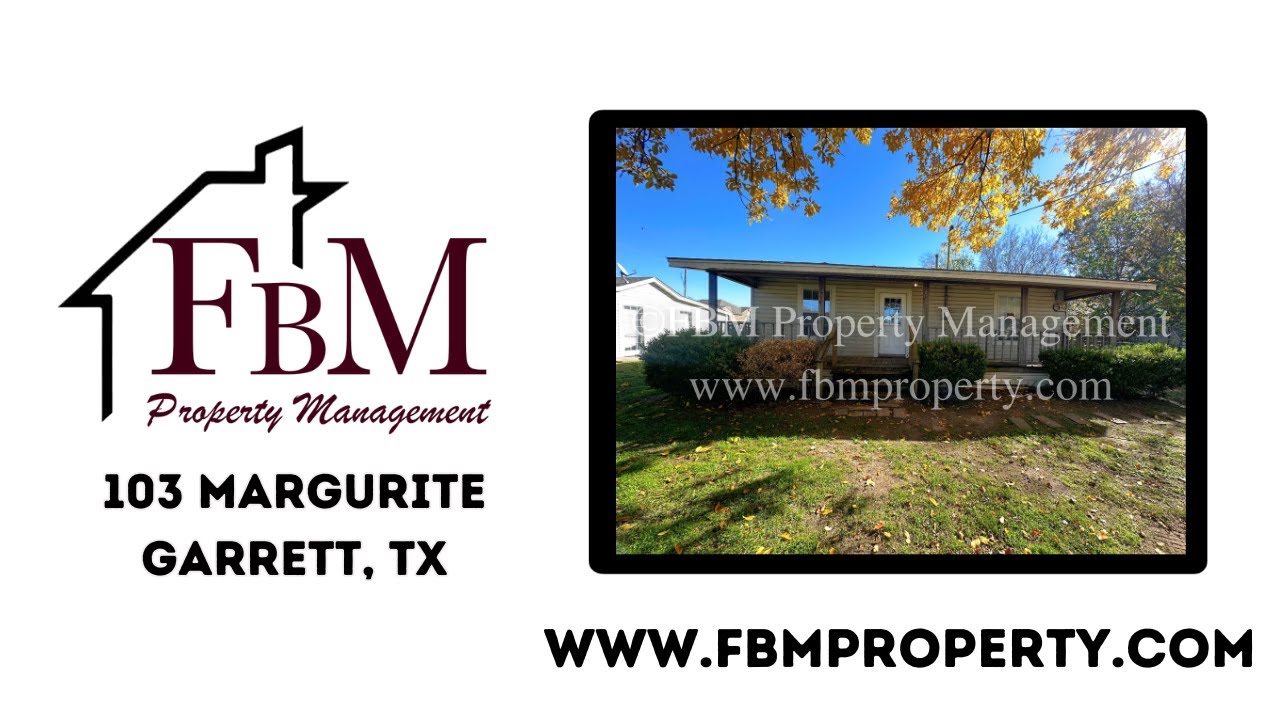 103 Margurite - Stunning 2 Bedroom, 1 Bathroom Home in Ennis (Garrett ...