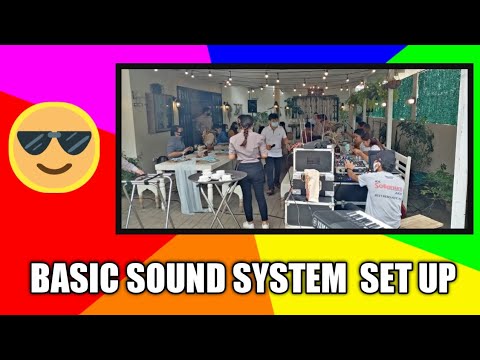 Basic Sound System set up - YouTube