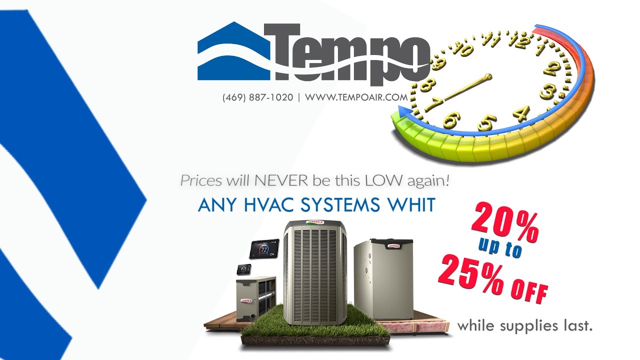 TEMPO Air | End of the year equipment sale 2021. - YouTube