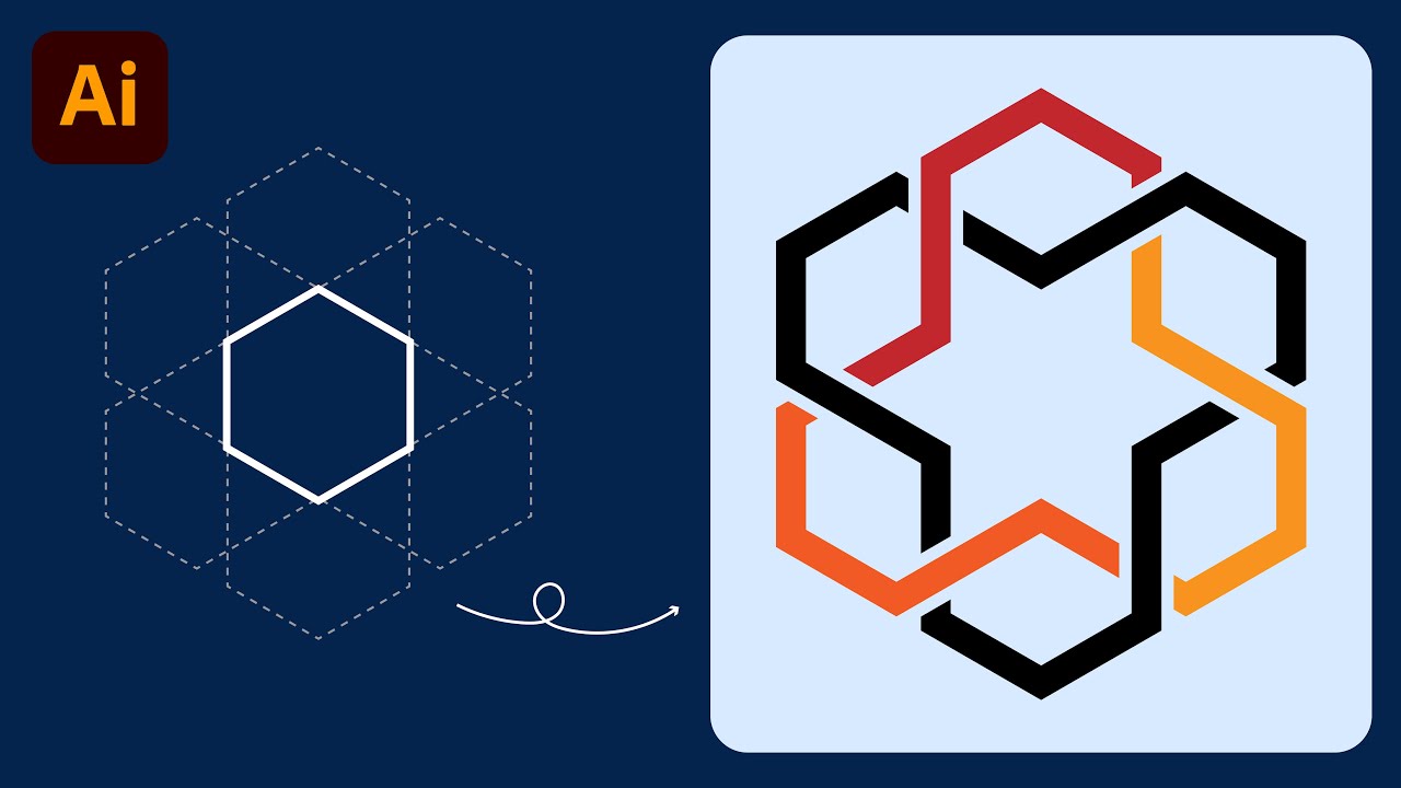 How to Create Geometric Logos in Adobe Illustrator | Step-by-Step Guide ...