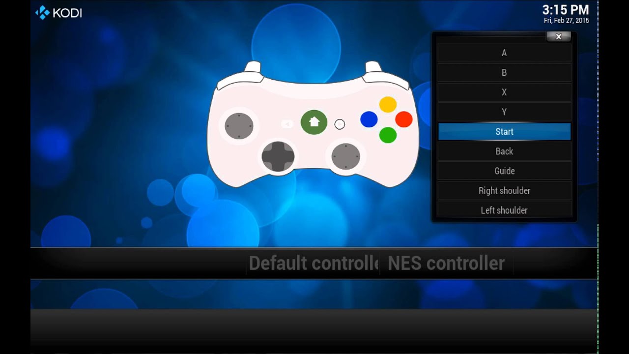 Kodi controller configuration GUI concept - YouTube