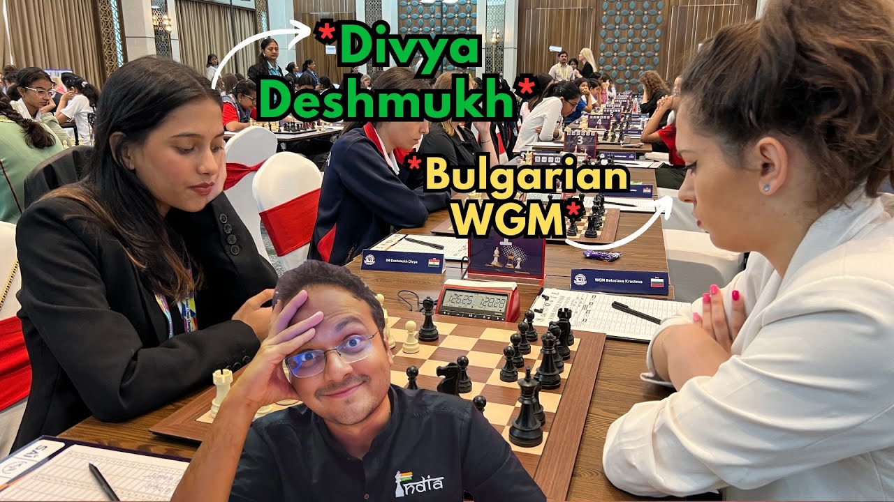 Divya Deshmukh has nerves of steel | Divya vs Krasteva | World Junior ...