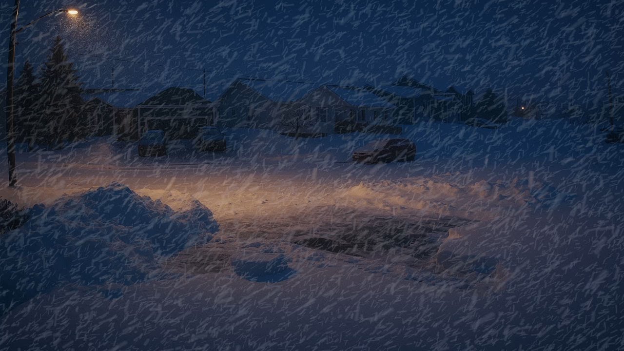 Cold blizzard sound┇Blizzard whisper┇Strong blizzard and howling wind ...