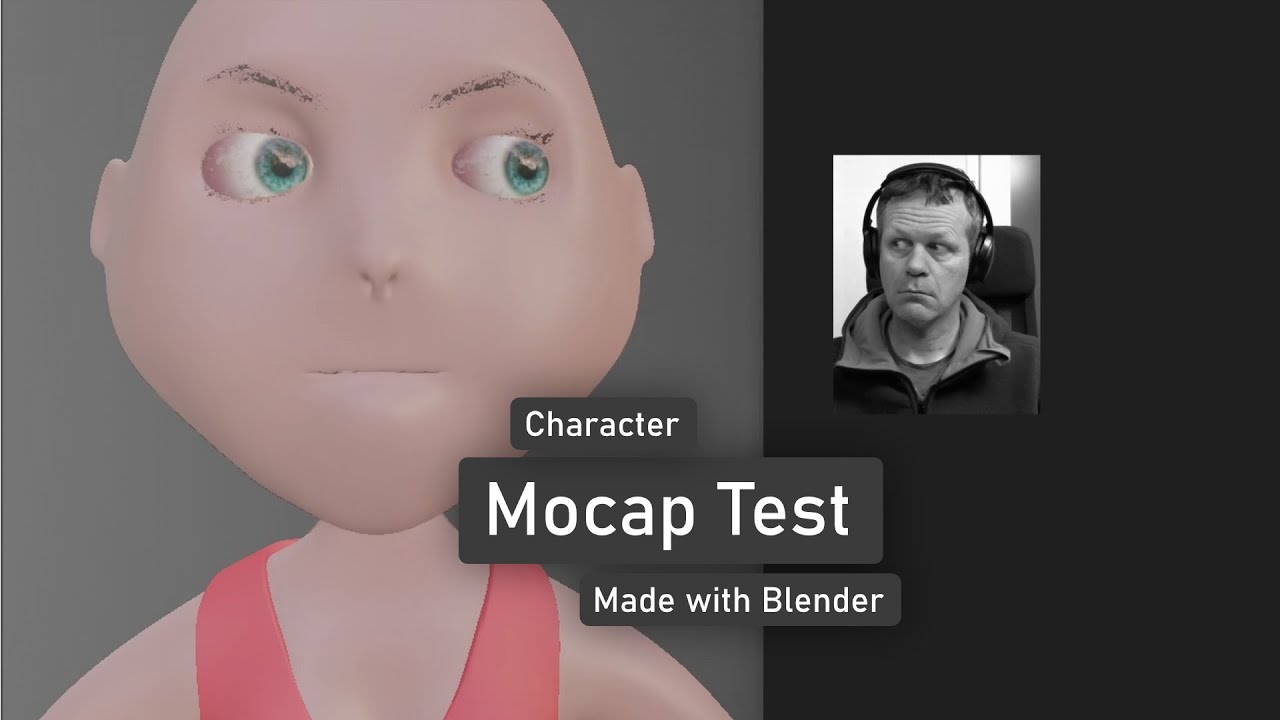 Face Motion Capture Test for Suzan, made in Blender - Wigglepixel - YouTube