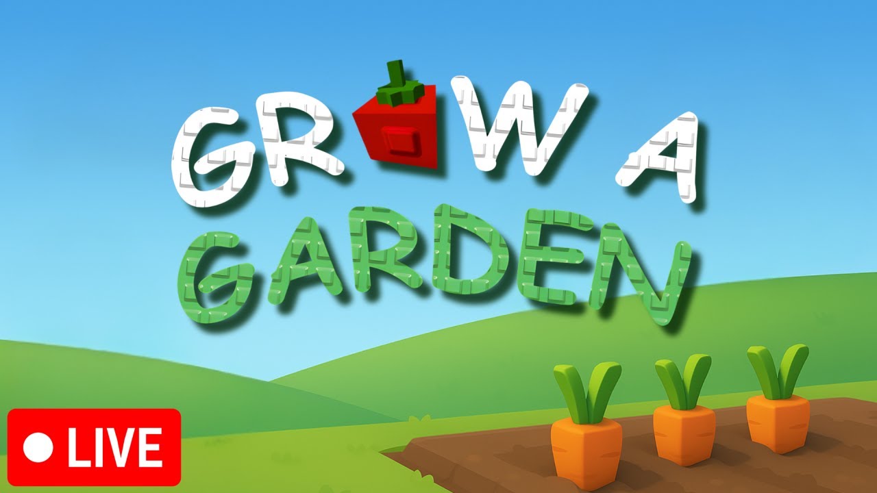 Roblox Live🔴 | Playing Grow A Garden For The First Time - YouTube