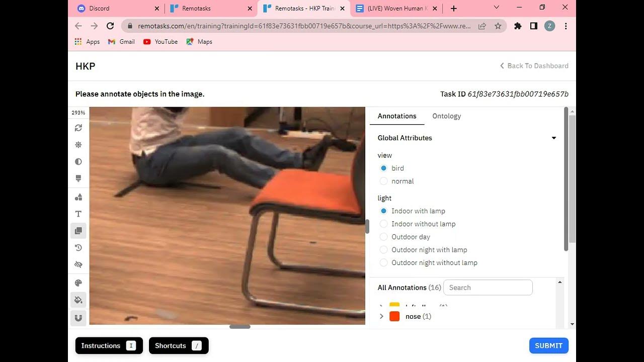 Online microjobs , Remotasks , Human Key Point (HKP 100 scenario) - YouTube