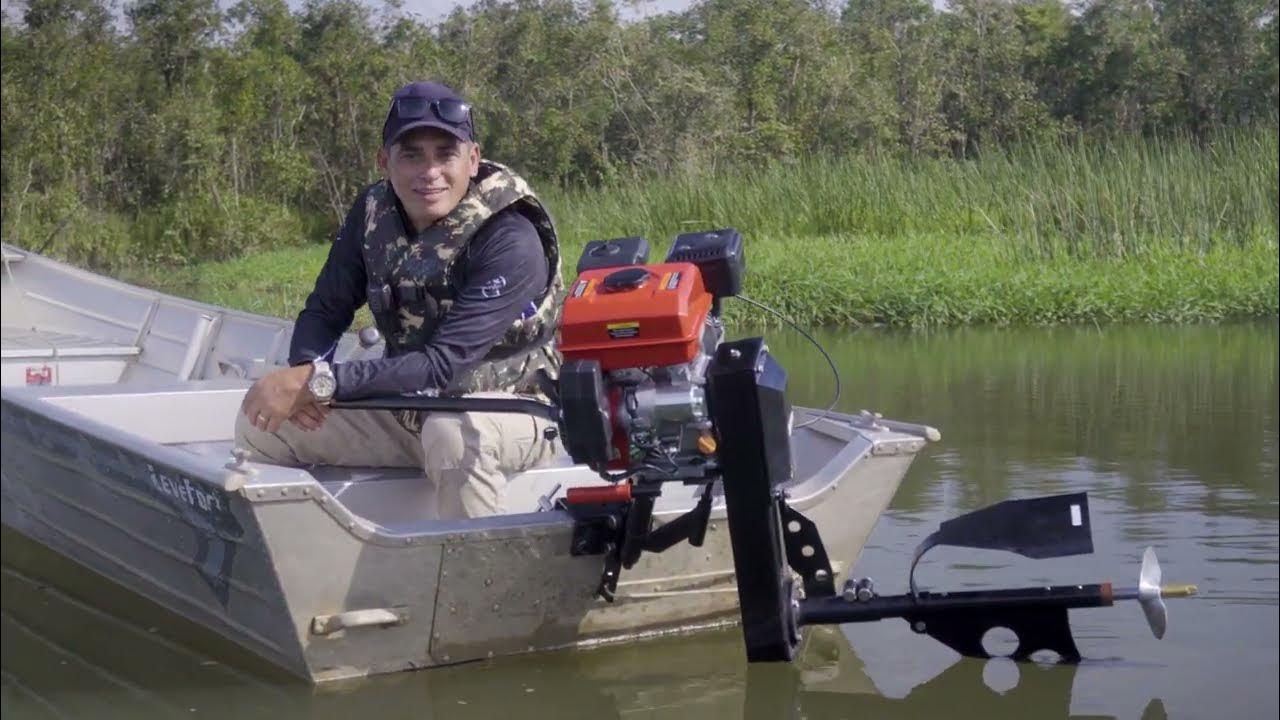 Motor de Popa Com Rabeta Curta Tipo Tailandesa Kawashima - YouTube