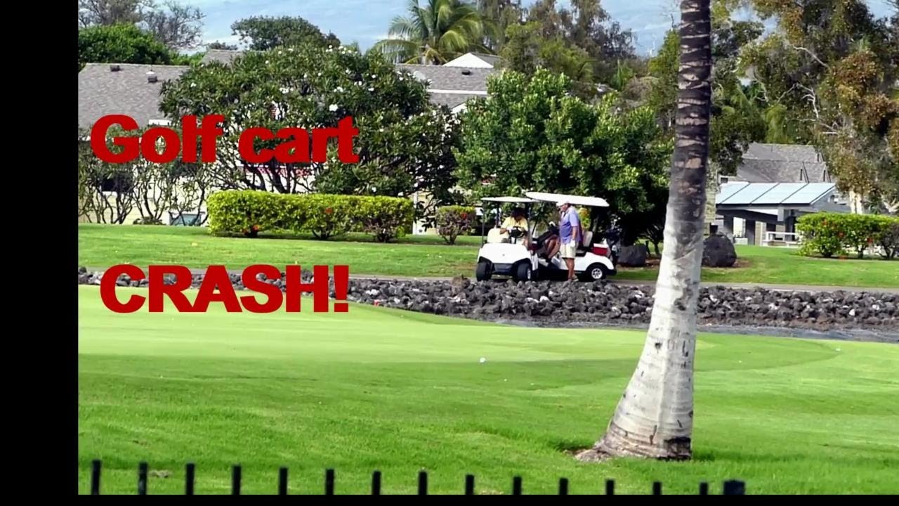 golf cart crash final - YouTube