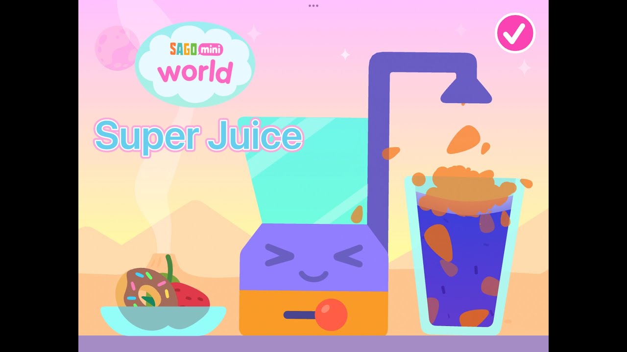 [ SAGO MINI WORLD ] Super Juice, Gameplay, Educational Learning for ...