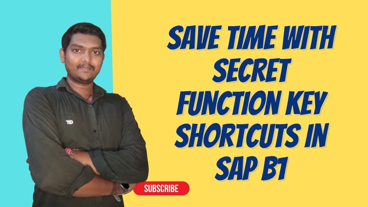 Save Time with Secret Function Key Shortcuts in SAP B1 - YouTube