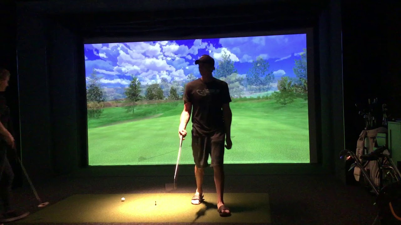 5 holes Hbg Golf Simulator Raven Golf Club - YouTube