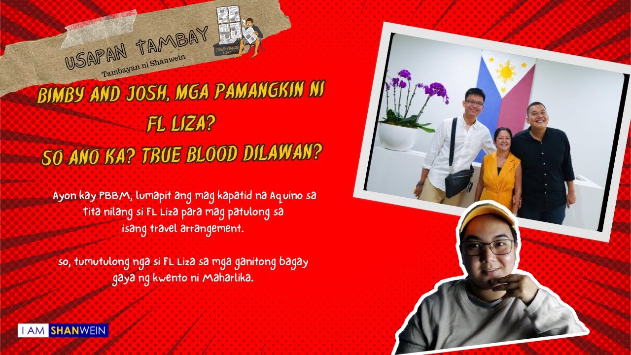 Bimby and Josh, pamangkin naman pala ni FL Liza. True blood dilawan ...