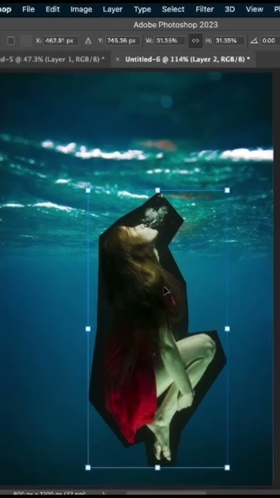 Auto Blend layers in photoshop - YouTube