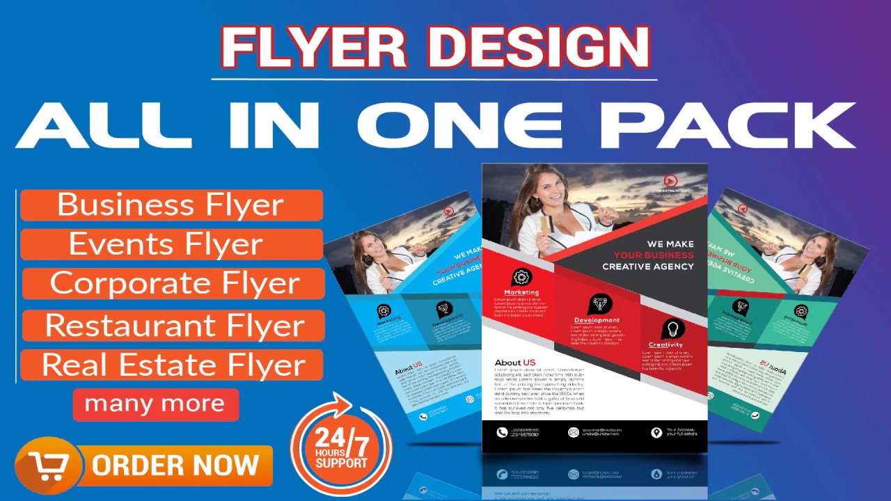 FLYER DESIGN FIVERR GIG VIDEO - YouTube