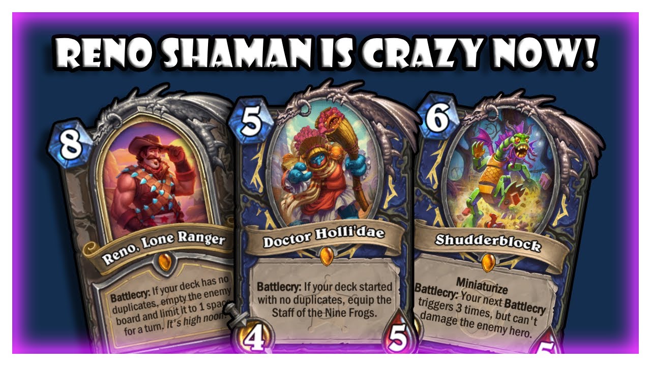 RENO SHAMAN IS AMAZING IN HEARTHSTONE! - YouTube