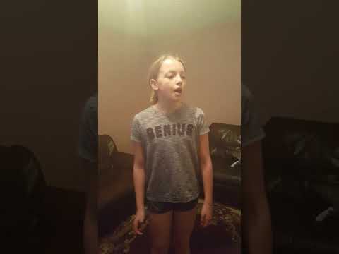 12yo Jazmine singing \