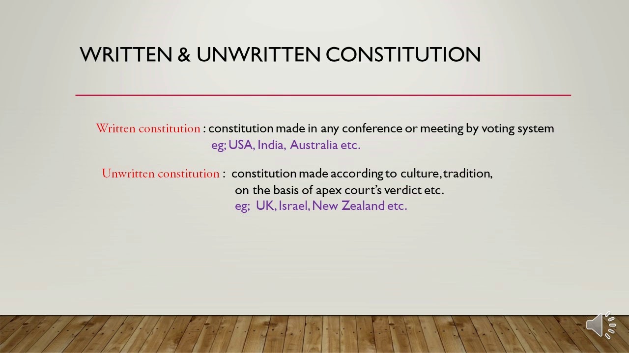 Polity Lecture-2 ||Constitution || Types of Constitution || Indian ...