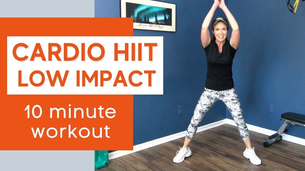 10 MINUTE HIIT HOME WORKOUT - LOW IMPACT - YouTube