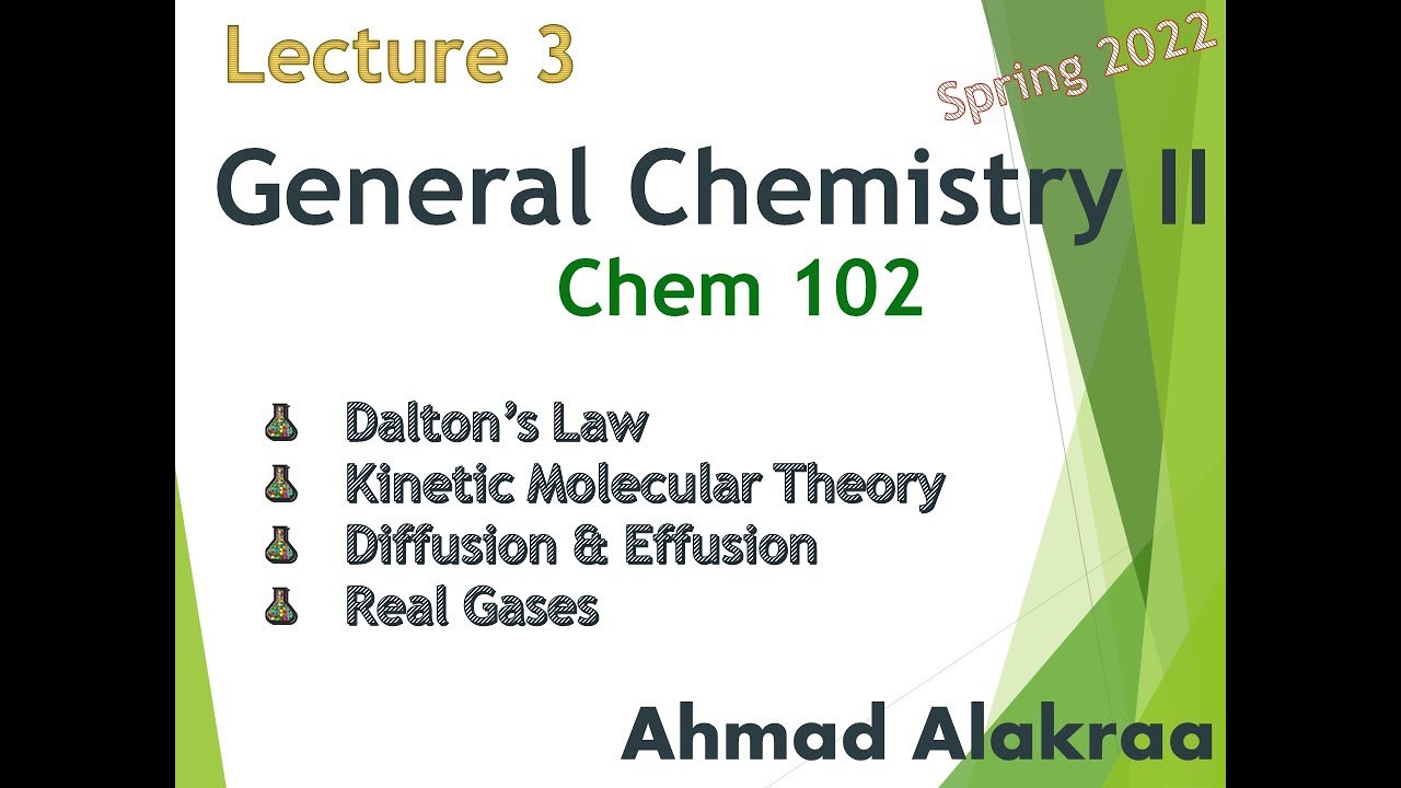 Lecture 3: General Chemistry II (Chem 102) - YouTube